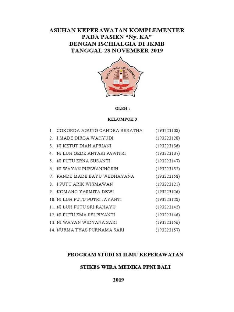 Askep Komplementer Ischialgia | PDF