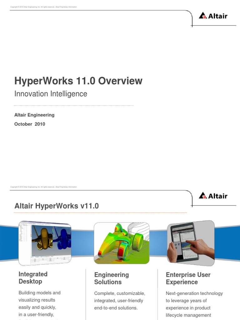 HyperWorks 11.0 Overview | PDF | Software As A Service | Cloud Computing