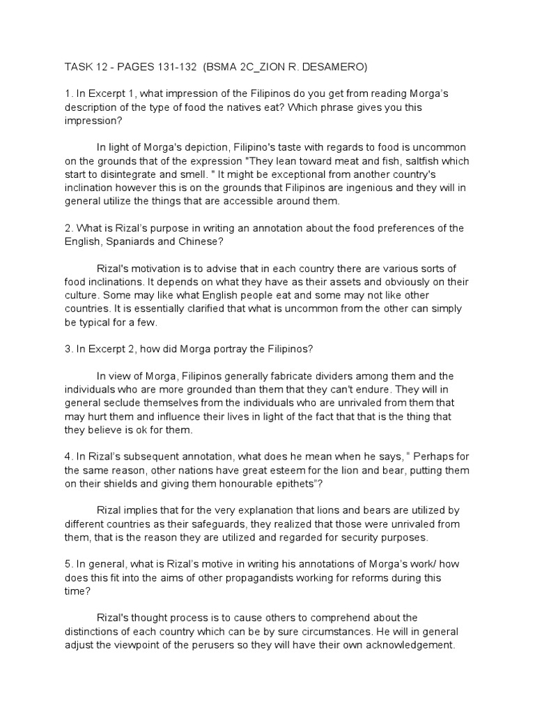 Task 12 - Pages 131-132 and Task 13 - Pages 147-148 (Bsma 2c - Zion R ...