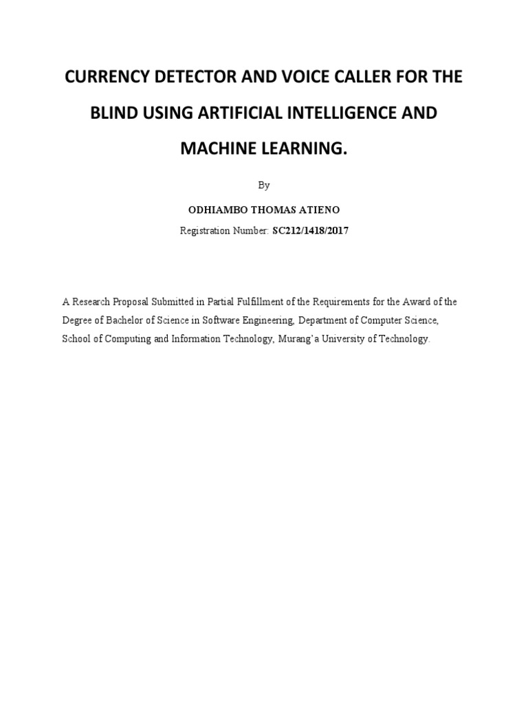 Currency Detection System | PDF | Visual Impairment | Smartphone