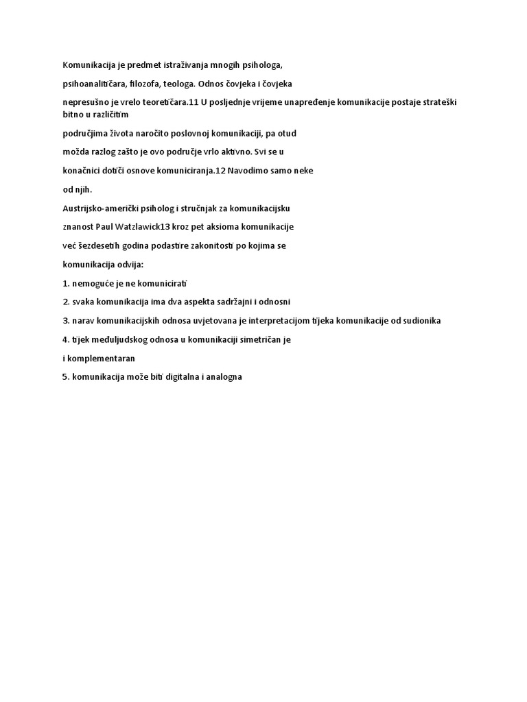 Komunikacija - Nastavnik | PDF