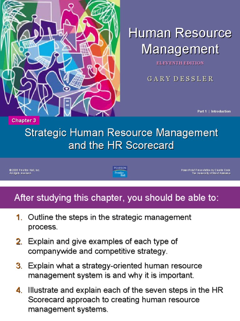 Dessler-Chapter 3 | PDF | Human Resource Management | Strategic Management