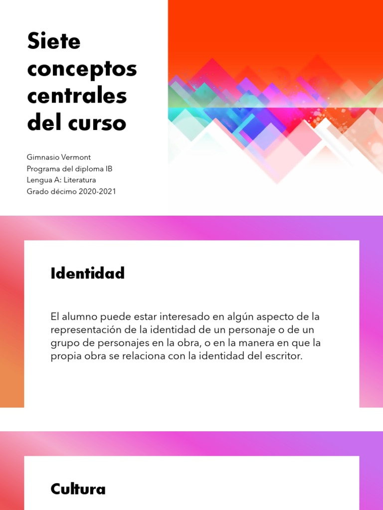 Conceptos Centrales | PDF