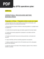 Sts Tranfer Checklist | PDF | Oil Tanker | Ships
