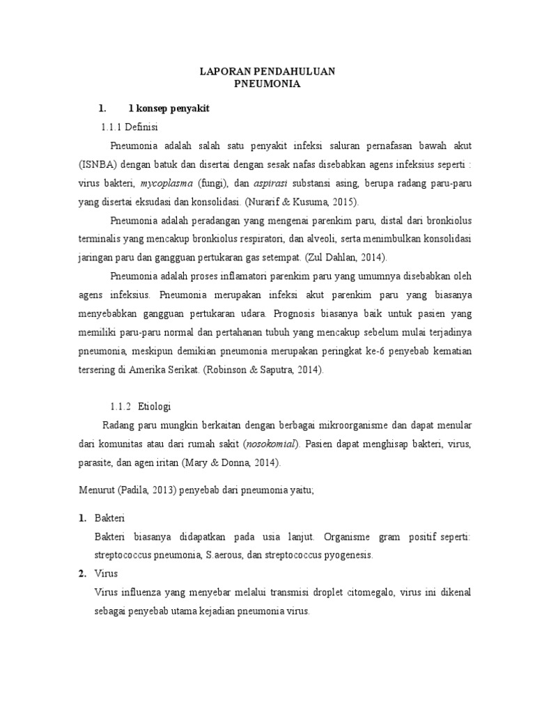 LP Pneumonia NPR | PDF