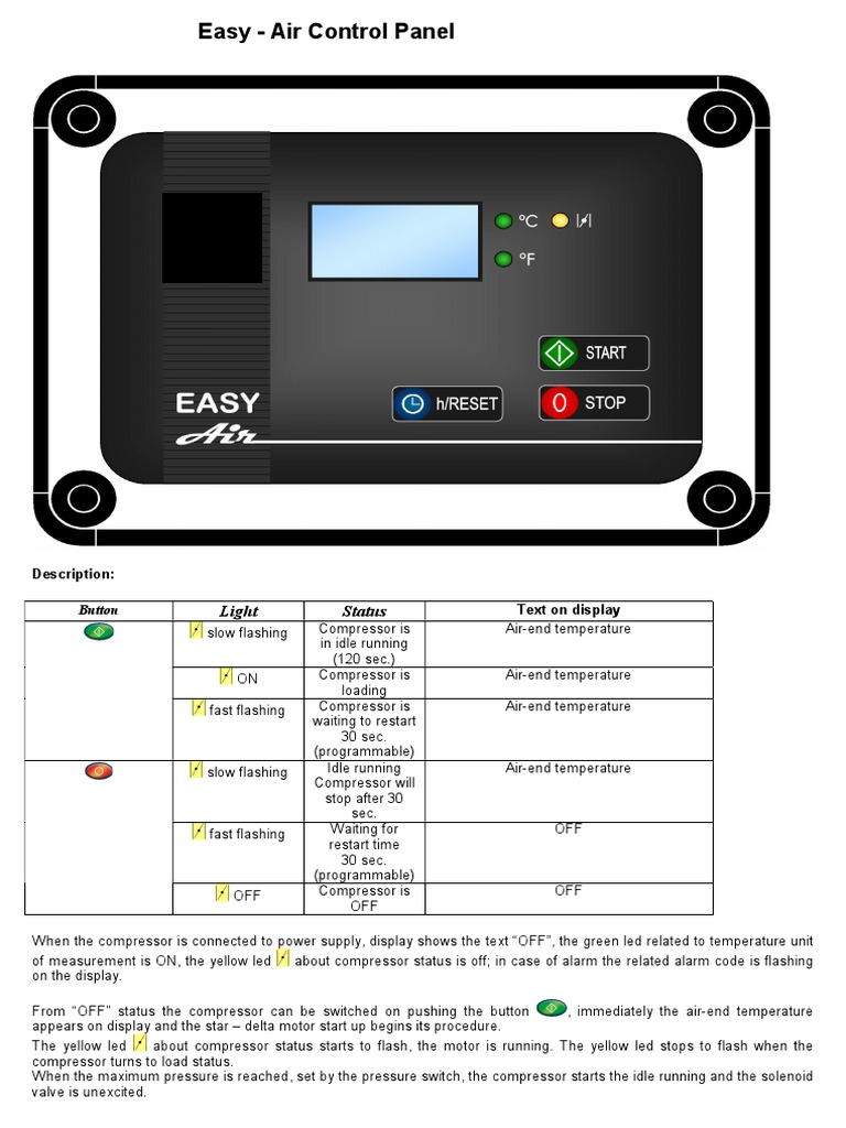 Easy Air - en | PDF | Menu (Computing) | Equipment