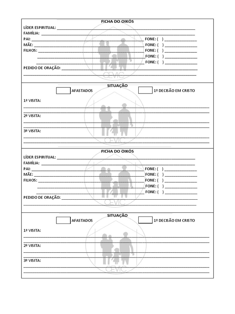 Ficha Do Oikós | Download grátis PDF | Comportamento e experiência ...