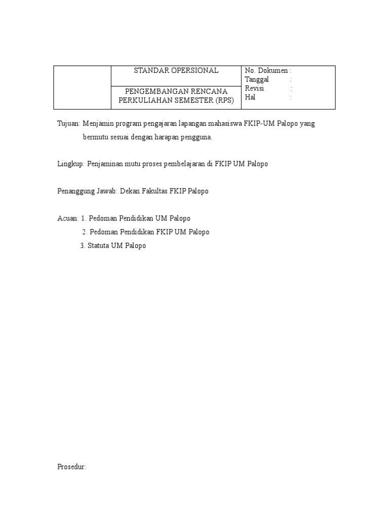 SOP Lab Micro Teaching | PDF