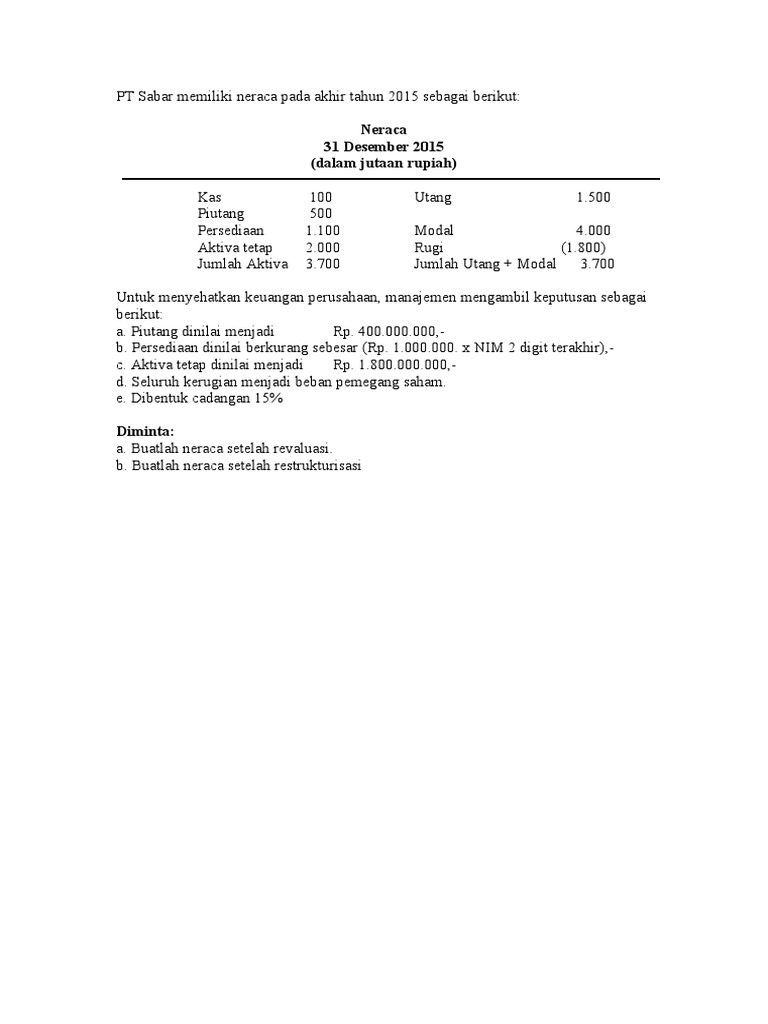 Latihan Soal AkMjn Pert-16 | PDF