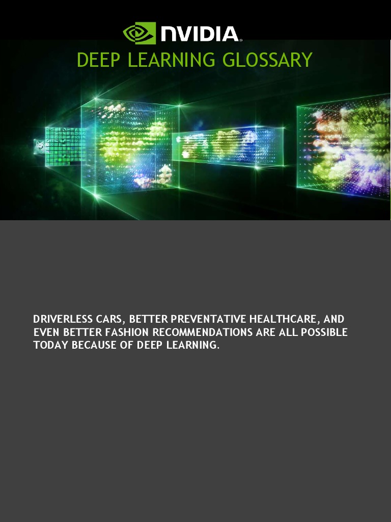 Deep Learning Glossary | PDF | Deep Learning | Artificial Neural Network