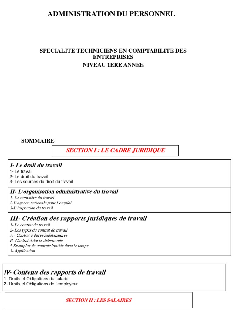 Adminst Pers | PDF | Intérim (travail) | Salaires