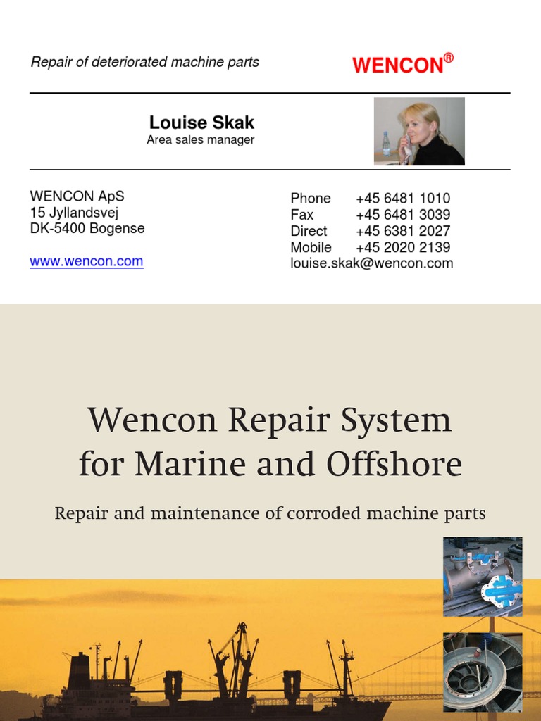 Wencon Repair Manual English | PDF | Epoxy | Corrosion