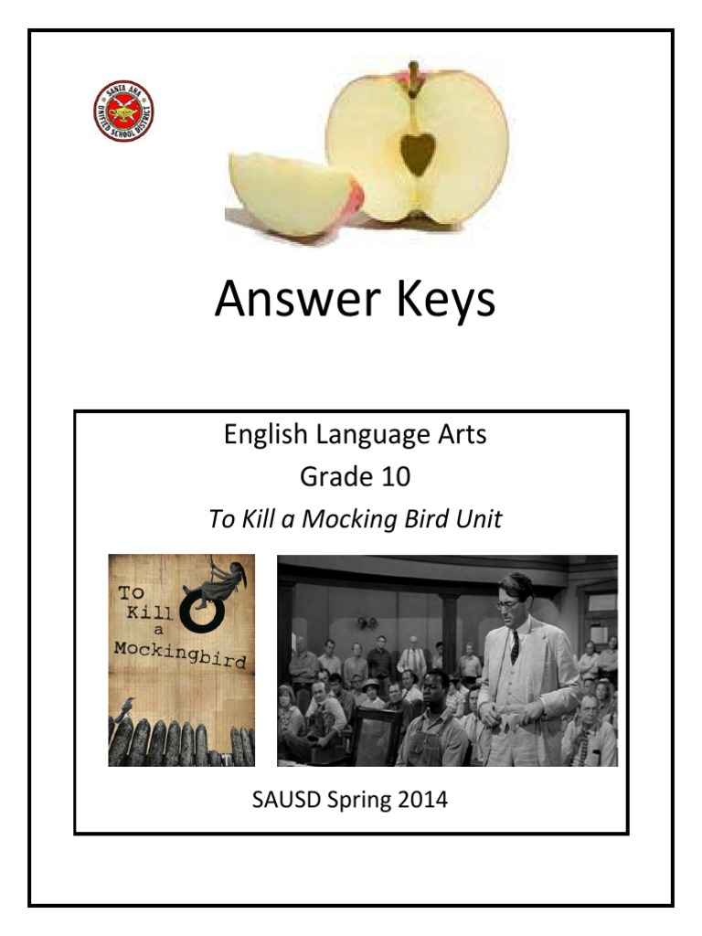 To Kill a Mockingbird Answer Key Guide | PDF | To Kill A Mockingbird