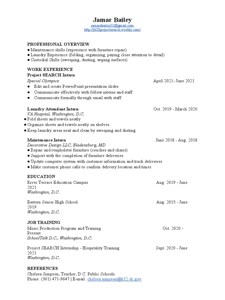 Resume JB | PDF