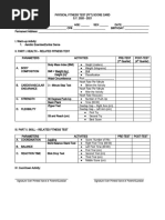 PPFT Form | PDF | Body Mass Index | Sports