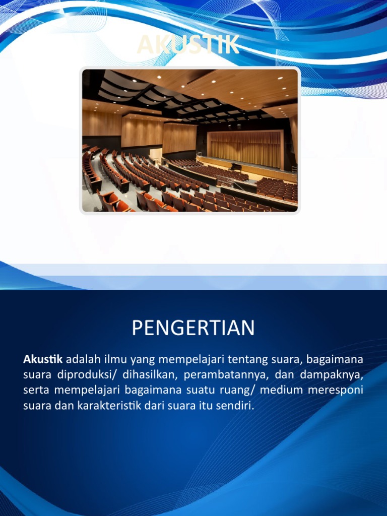 Definisi dan Elemen Akustik Suara | PDF
