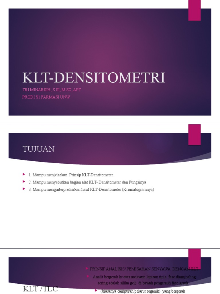 KLT Densitometri | PDF