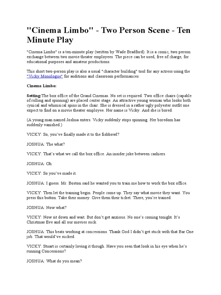 Two Person Scene - Ten Minute Play | PDF | The Nutcracker