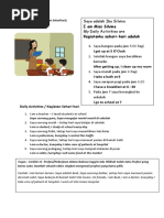 50 Contoh Daily Activity Dalam Bahasa Inggris | PDF