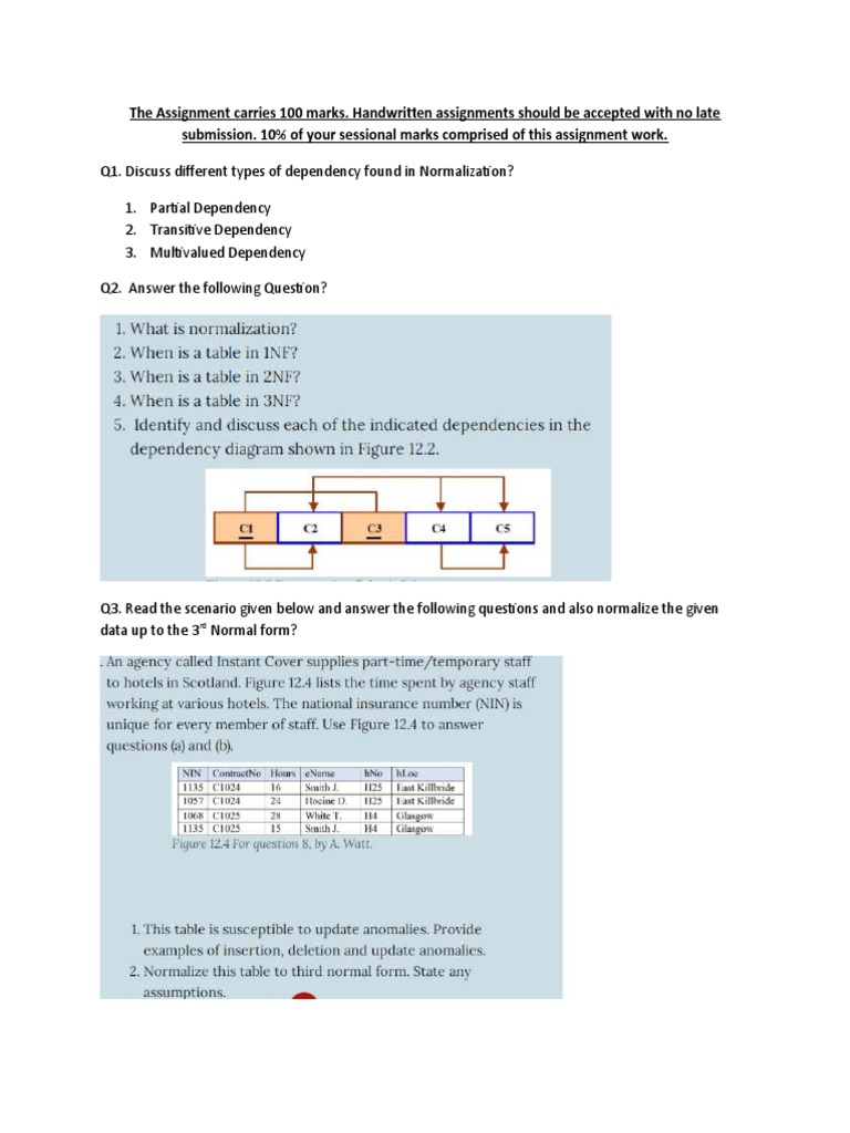 Normalization Assignment | PDF