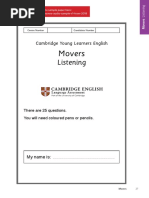 Cambridge English Movers 1 | PDF