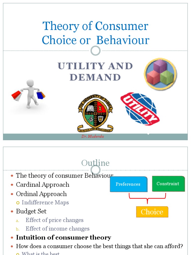 Consumer Theory | PDF | Utility | Demand