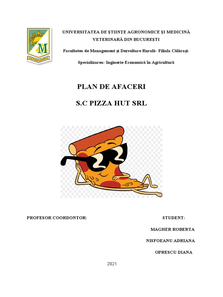 Proiect Pizza | PDF