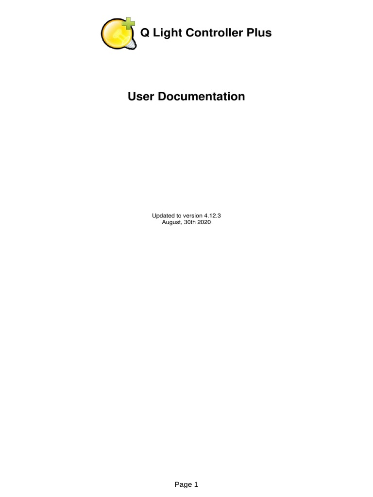 QLC+ Manual en EN 4.12.3 | PDF | Command Line Interface | Computer Monitor