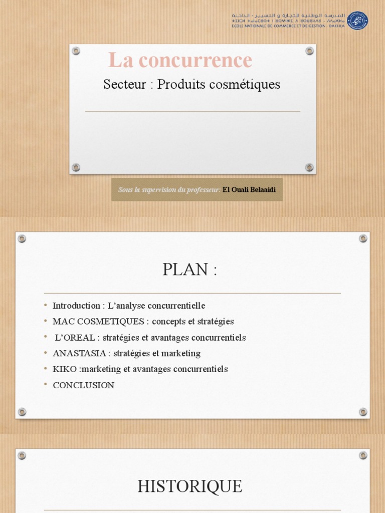 La Concurrence | PDF | Cosmétique | Marque