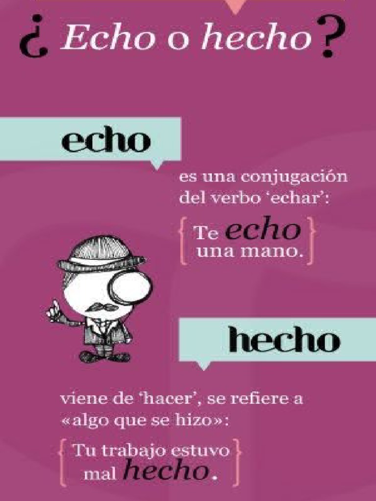 Afiche Hecho Echo | PDF