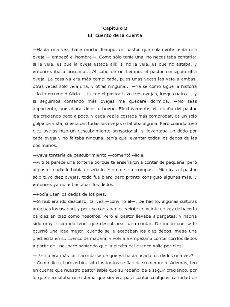 Cuento Matemático y Actividades | PDF | Decimal | Notación Matemática