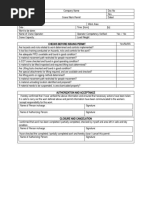 Hydra Safety Inspection Checklist. | PDF | Transport | Equipment