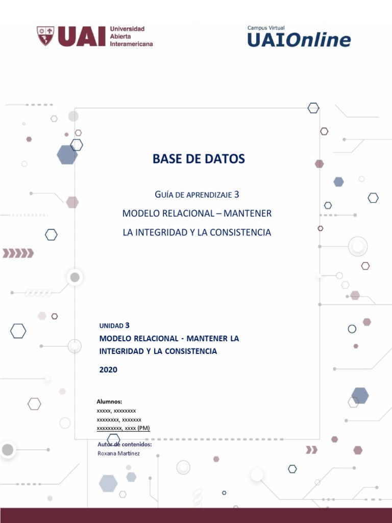 Bases de Datos TP3 | PDF | Base de datos relacional | Bases de datos