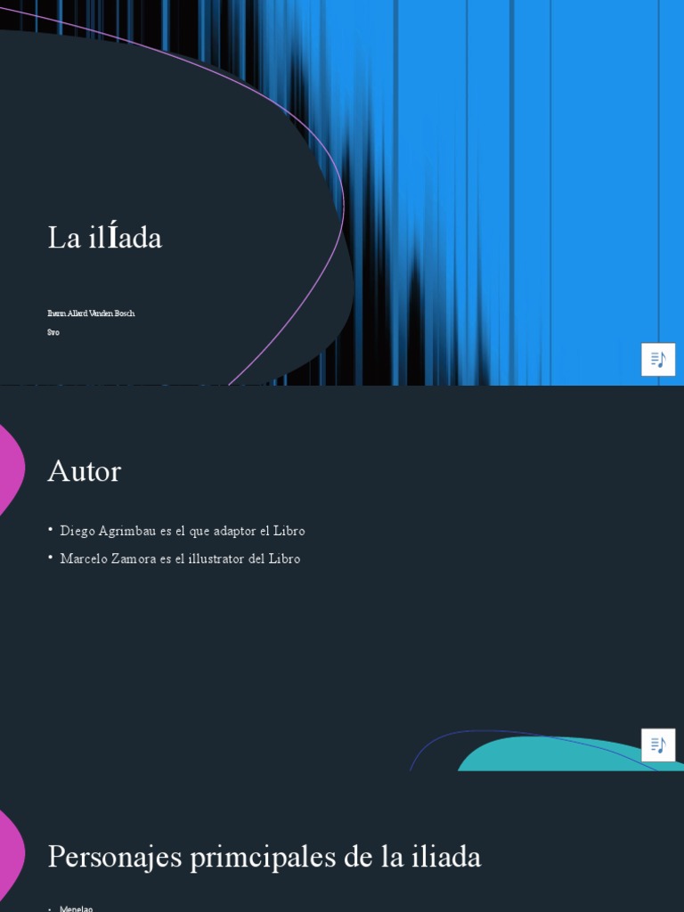 Personajes y Resumen de La Ilíada | PDF | París (mitología) | Héctor