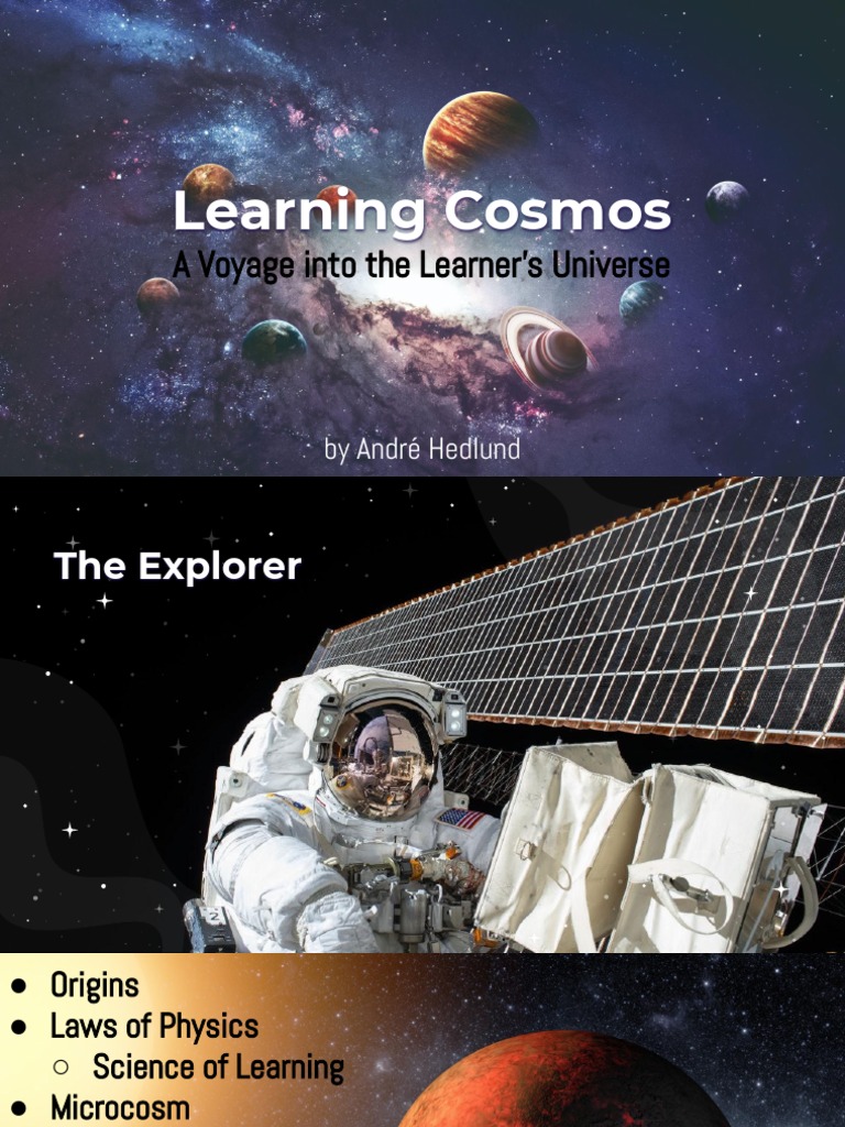 Learning Cosmos: A Voyage Into The Learner's Universe | PDF | Physics ...