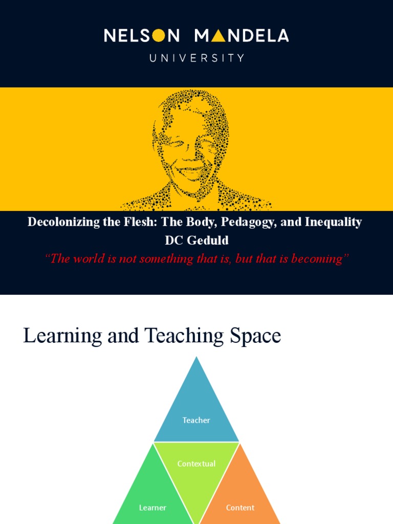 Decolonizing The Flesh | PDF | Pedagogy | Teachers