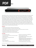 Biamp Data Sheet Tesiraforte x1600 Feb22 | PDF | Usb | Digital Signal ...