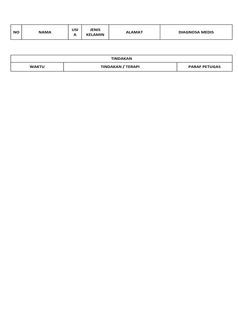 Tabel Register | PDF