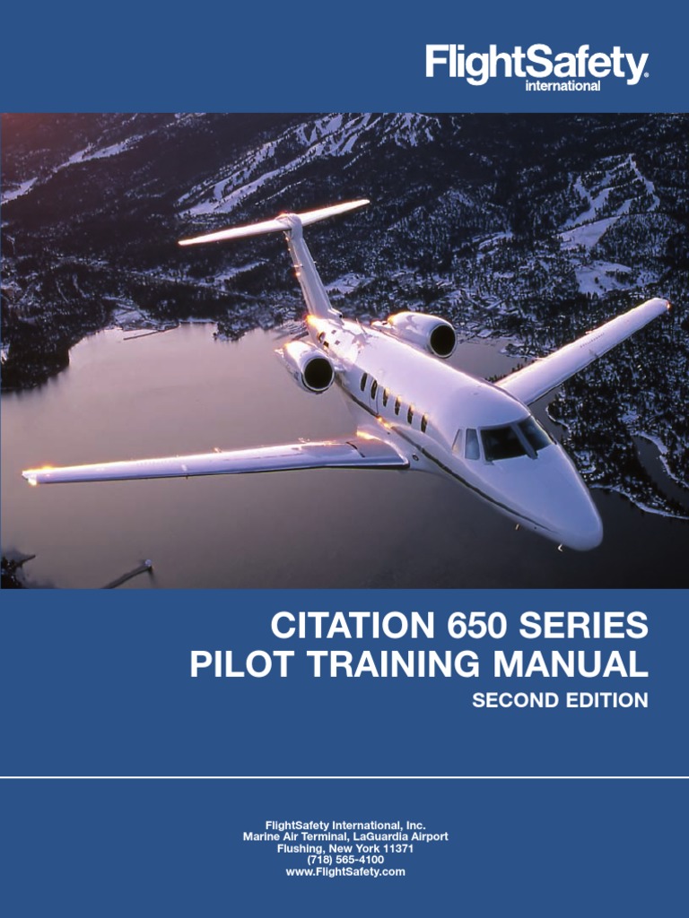 Cessna Citation 650 Pilot Training Manual Flight Safety | PDF ...
