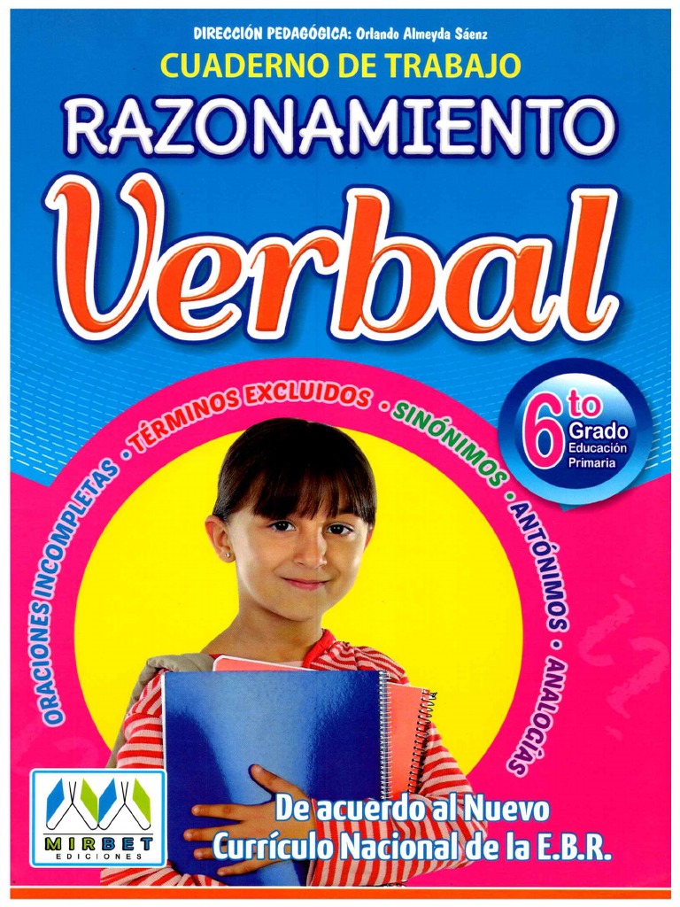 Razonamiento Verbal 6to Grado | PDF