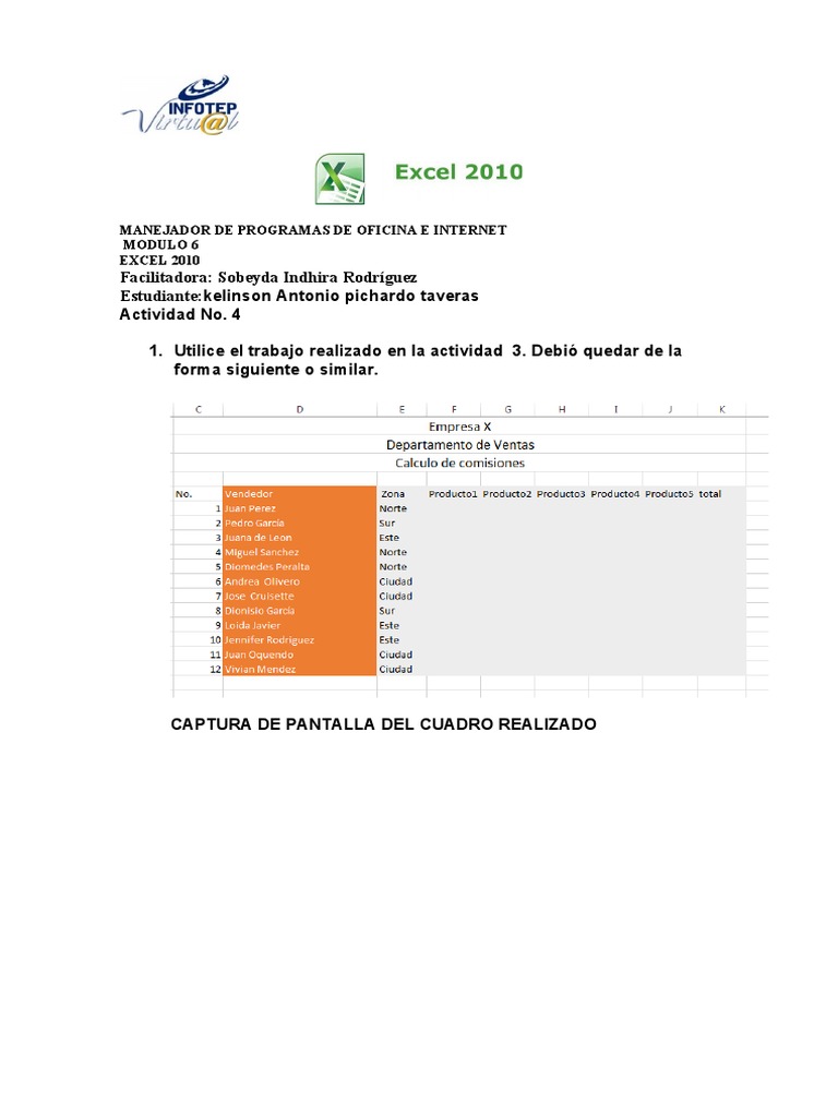 Actividad 4 Modulo 6.. | PDF