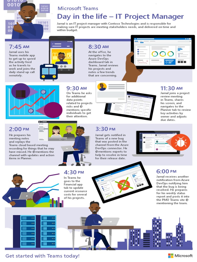 A Day in the Life of an IT Project Manager | PDF | Information Age ...