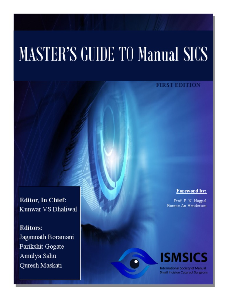 MASTER'S GUIDE TO Manual SICS | PDF | Ophthalmology | Senses
