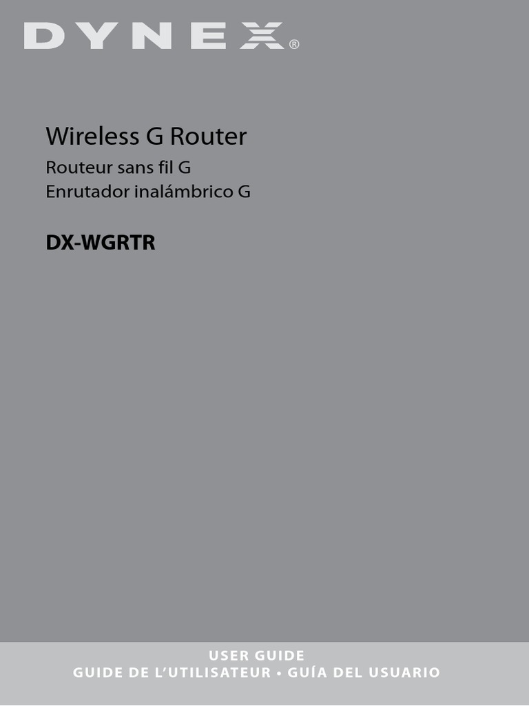 Router Dynex | PDF | Ip Address | Computer Network