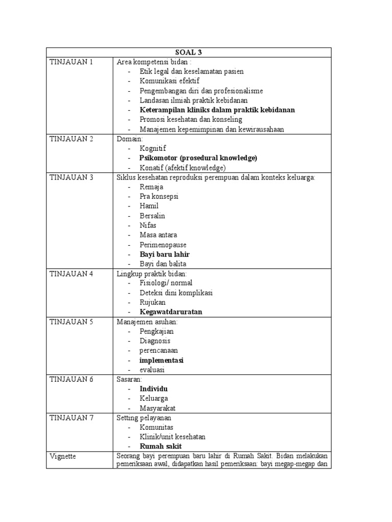 Kompetensi dan Praktik Bidan | PDF | Pengembangan Diri | Kesehatan Holistik