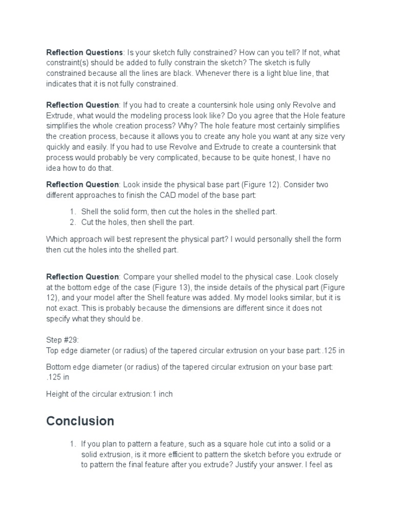 Conclusion | PDF | Extrusion | Teaching Mathematics