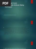 Cara Perhitungan Metode SMART | PDF