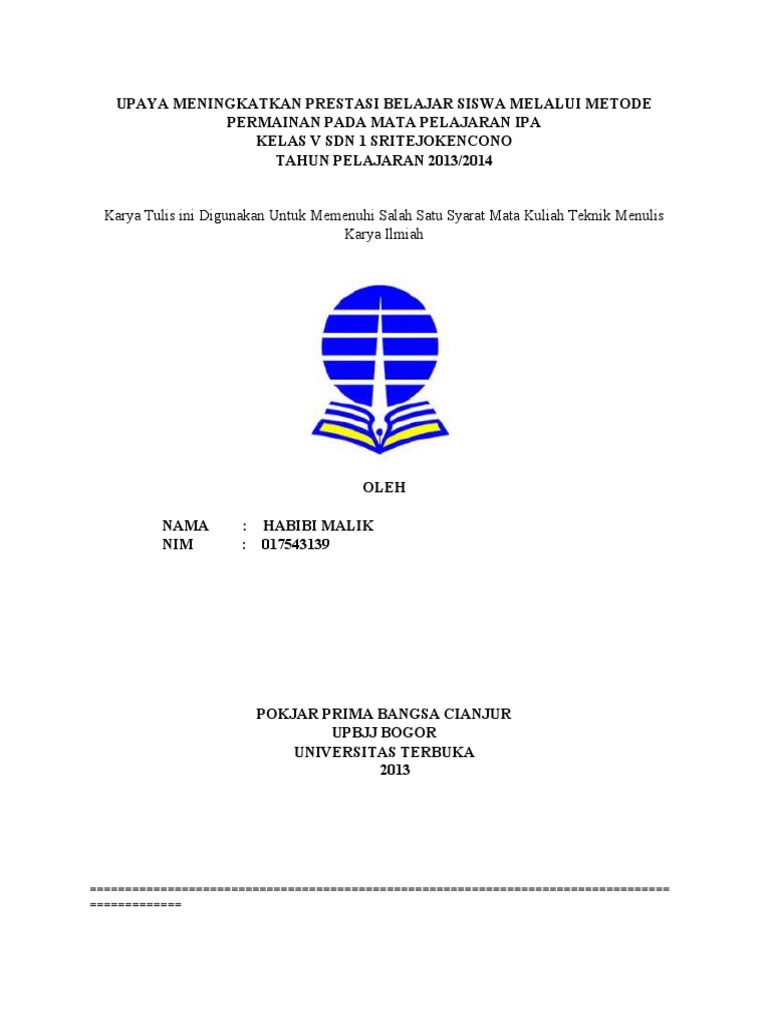 Contoh Karil UT | PDF