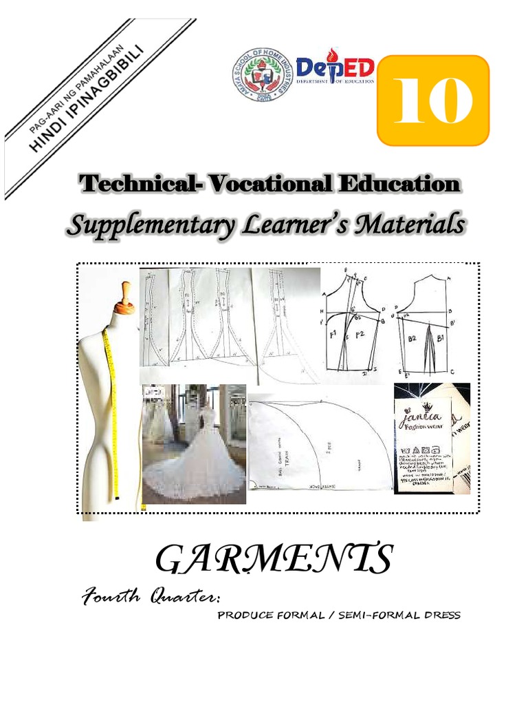 Q4 SLM in GARMENTS GRADE 10 FINAL | PDF | Dress | Clothing