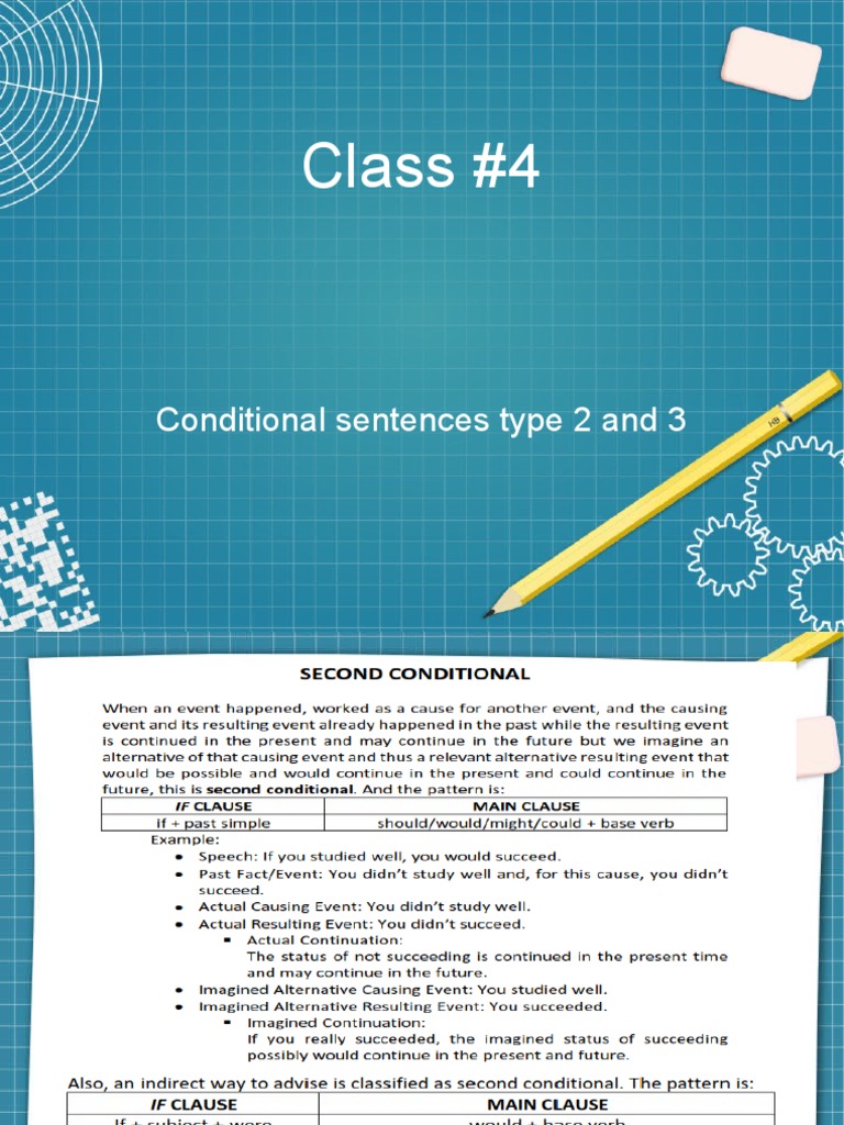 Class #4: Conditional Sentences Type 2 and 3 | PDF